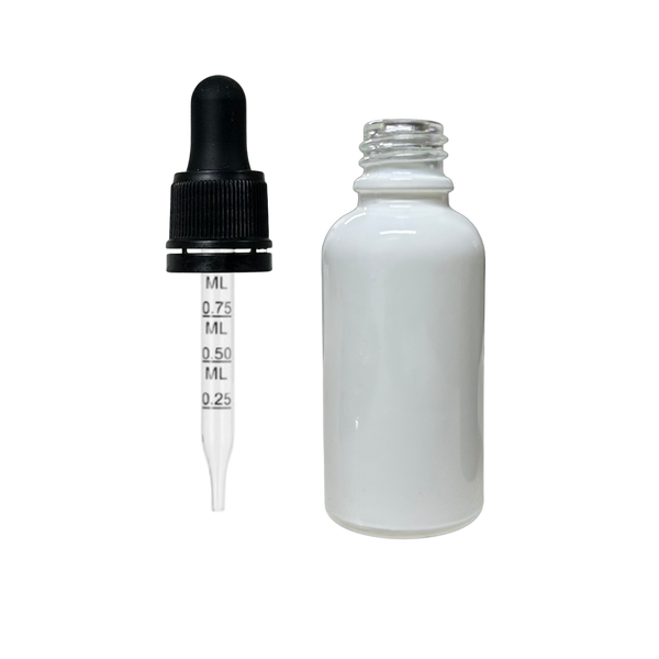 Frasco de Vidrio Multiusos Blanco R18 con Tapa Inviolable Bulbo Gradua ...