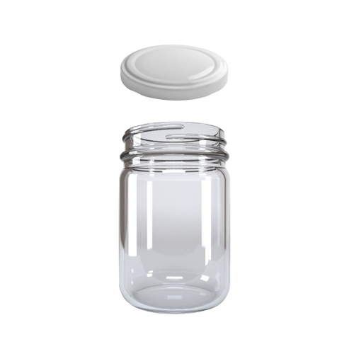 Tarro Conserva de Vidrio 235ml con Tapa de Twist Off – Envases Velasco®